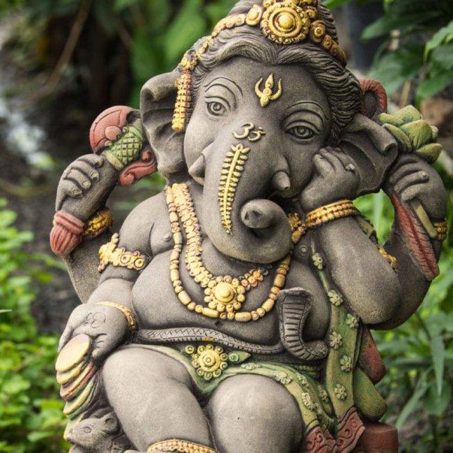 Statuette de Ganesh en céramique | Chakras Shop
