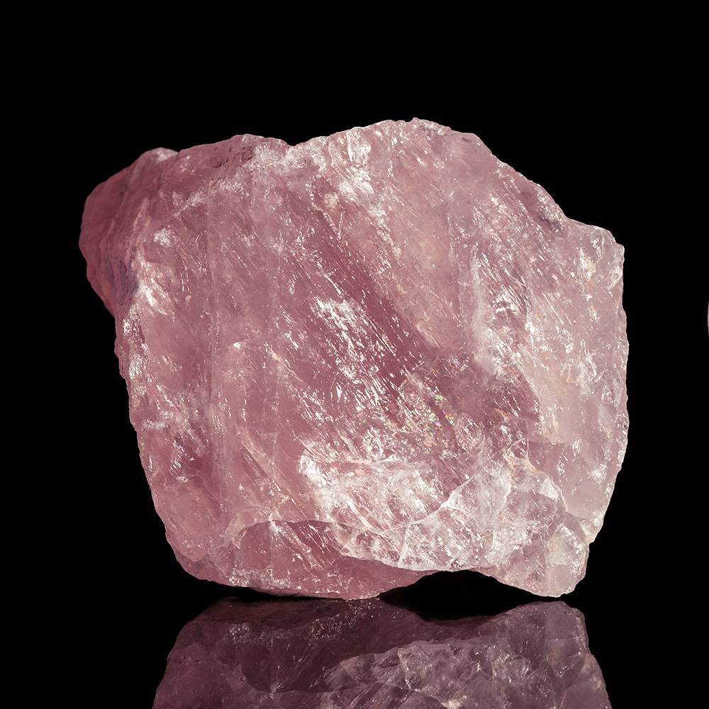 Boucles d'Oreilles Pierre Naturelle "Quartz Rose" | Chakras Shop